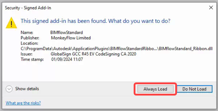 BIMflow Free Installation