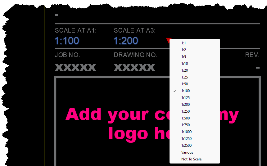 Title Sheets (DWT) Files